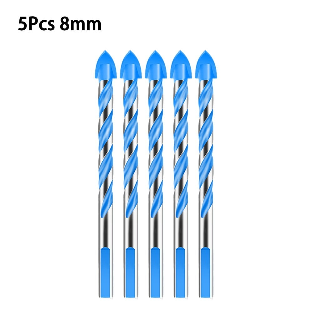 5Pcs Carbide Triangle Drill Bits Marble Drilling Glass Tile Ceramic ...