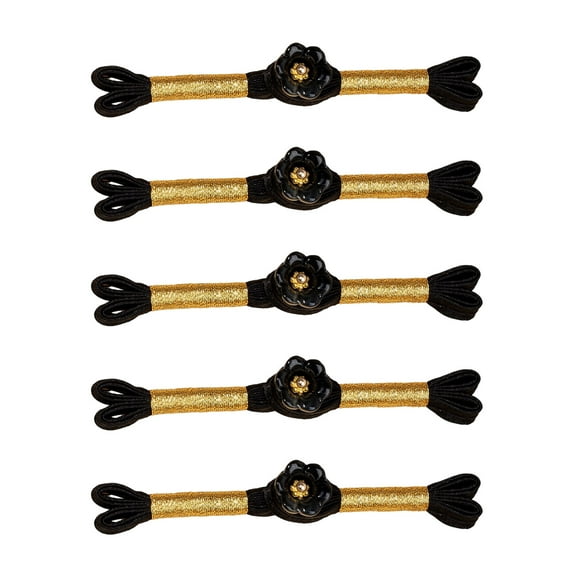 5Pcs Cheongsam Knot Button Sewing Fasteners Chinese Knot Buttons Flower ...