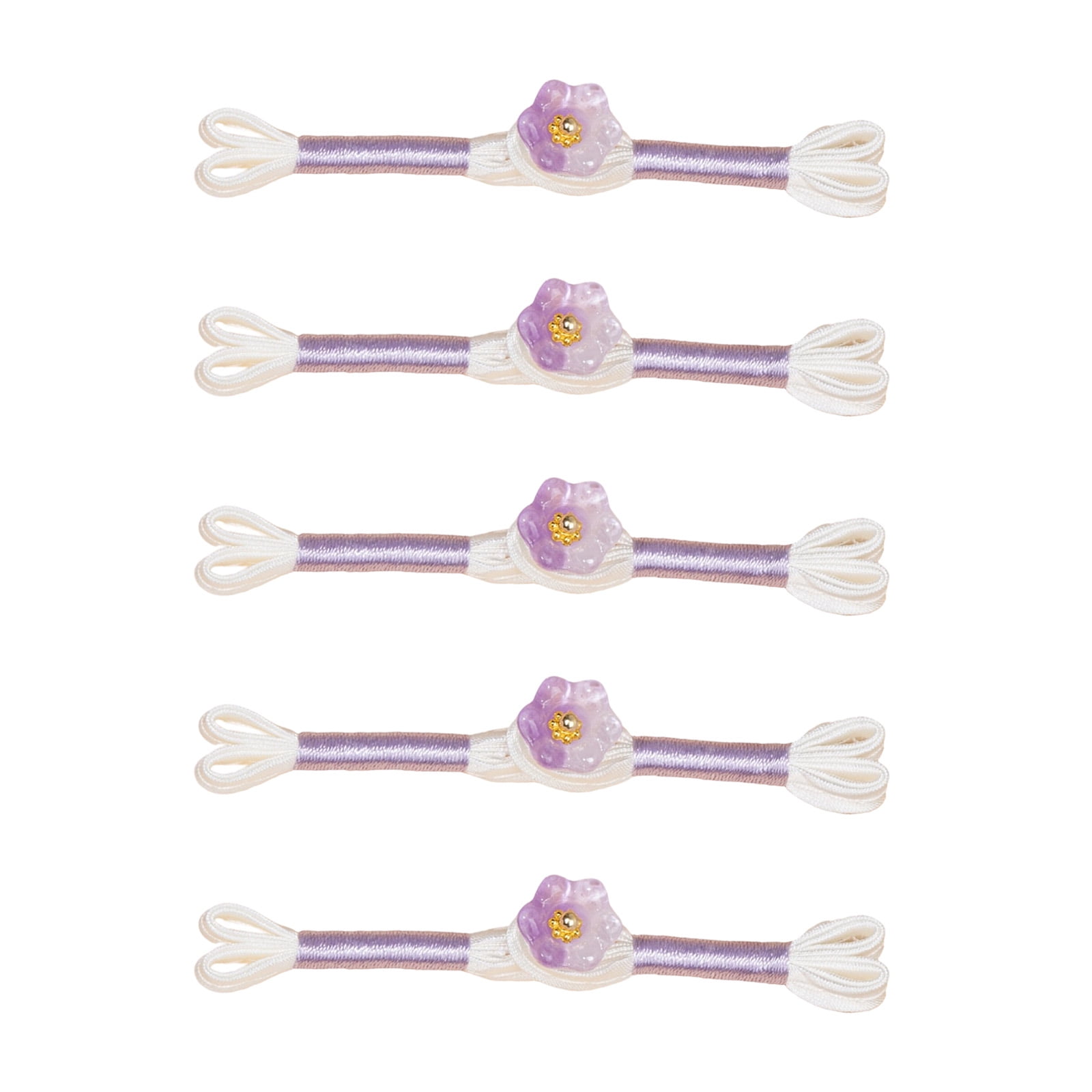 5Pcs Cheongsam Knot Button Sewing Fasteners Chinese Knot Buttons Flower ...