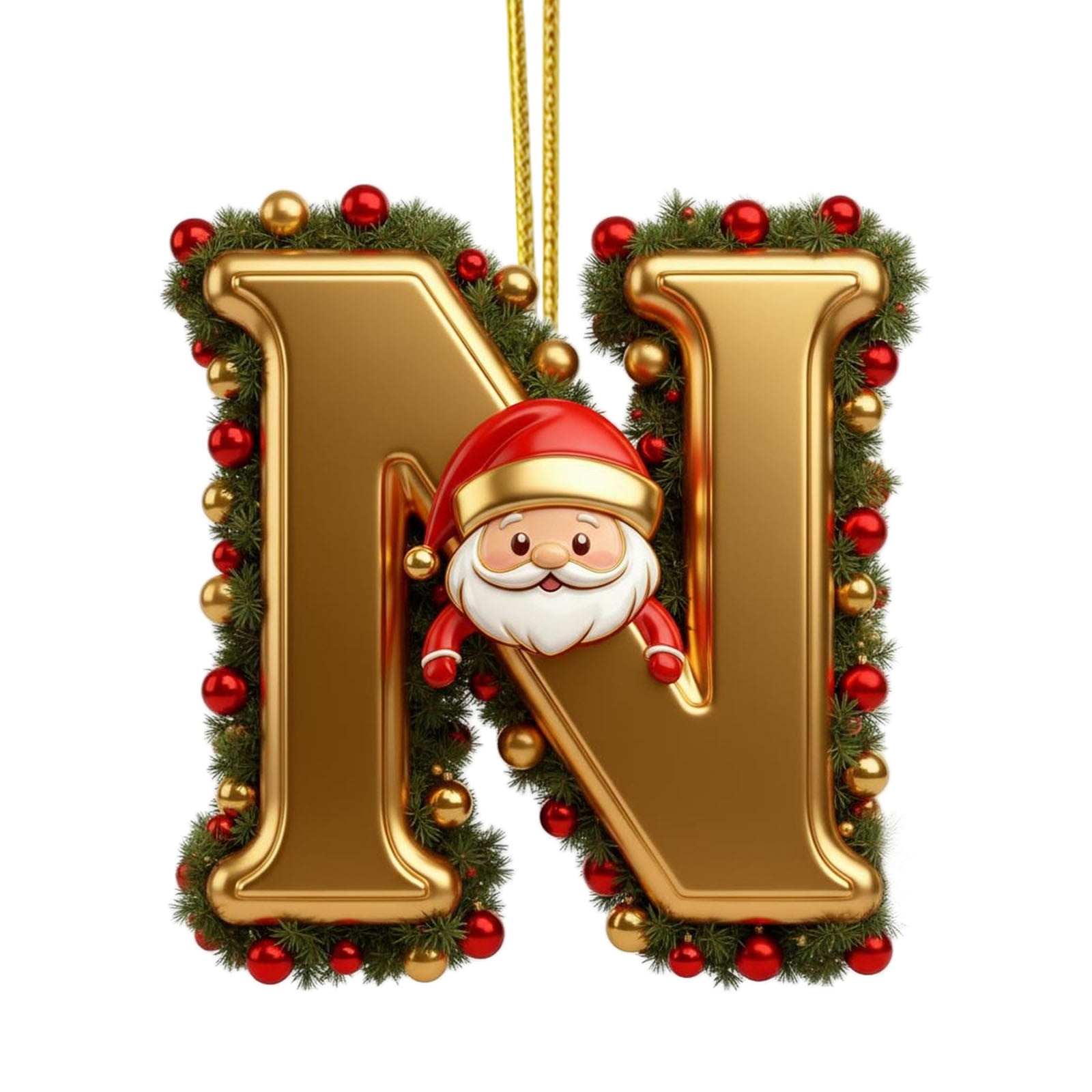 5Pcs Christmas Letter Ornaments under $5! Bzdzmqm 26 Letters Christmas ...