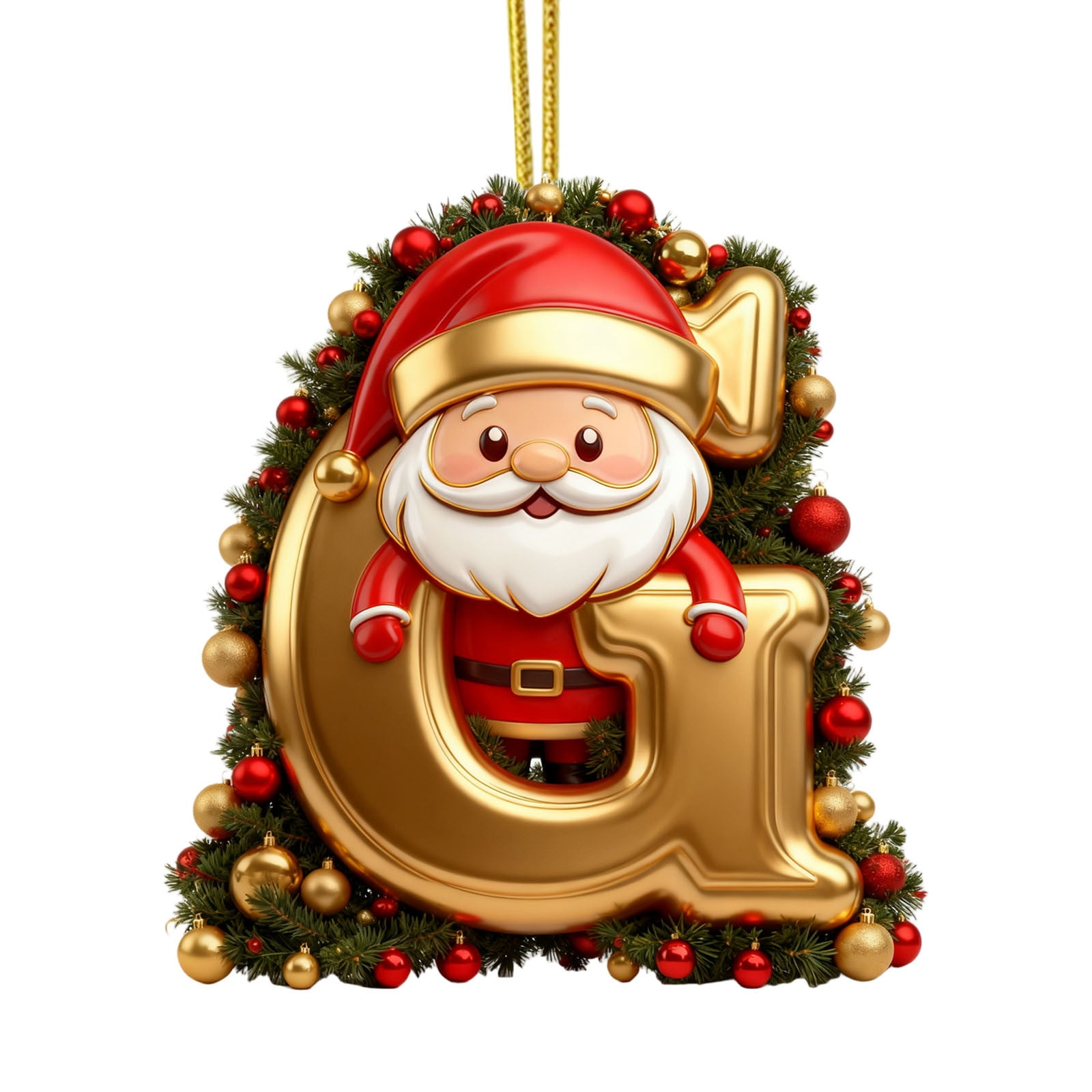 5Pcs Christmas Letter Ornaments under $5! Bzdzmqm 26 Letters Christmas ...