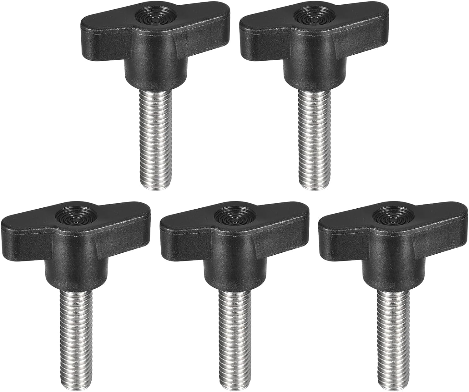 5Pcs Clamping Screw Knob, M8 x 30mm Metric 304 Stainless Steel T Shaped ...