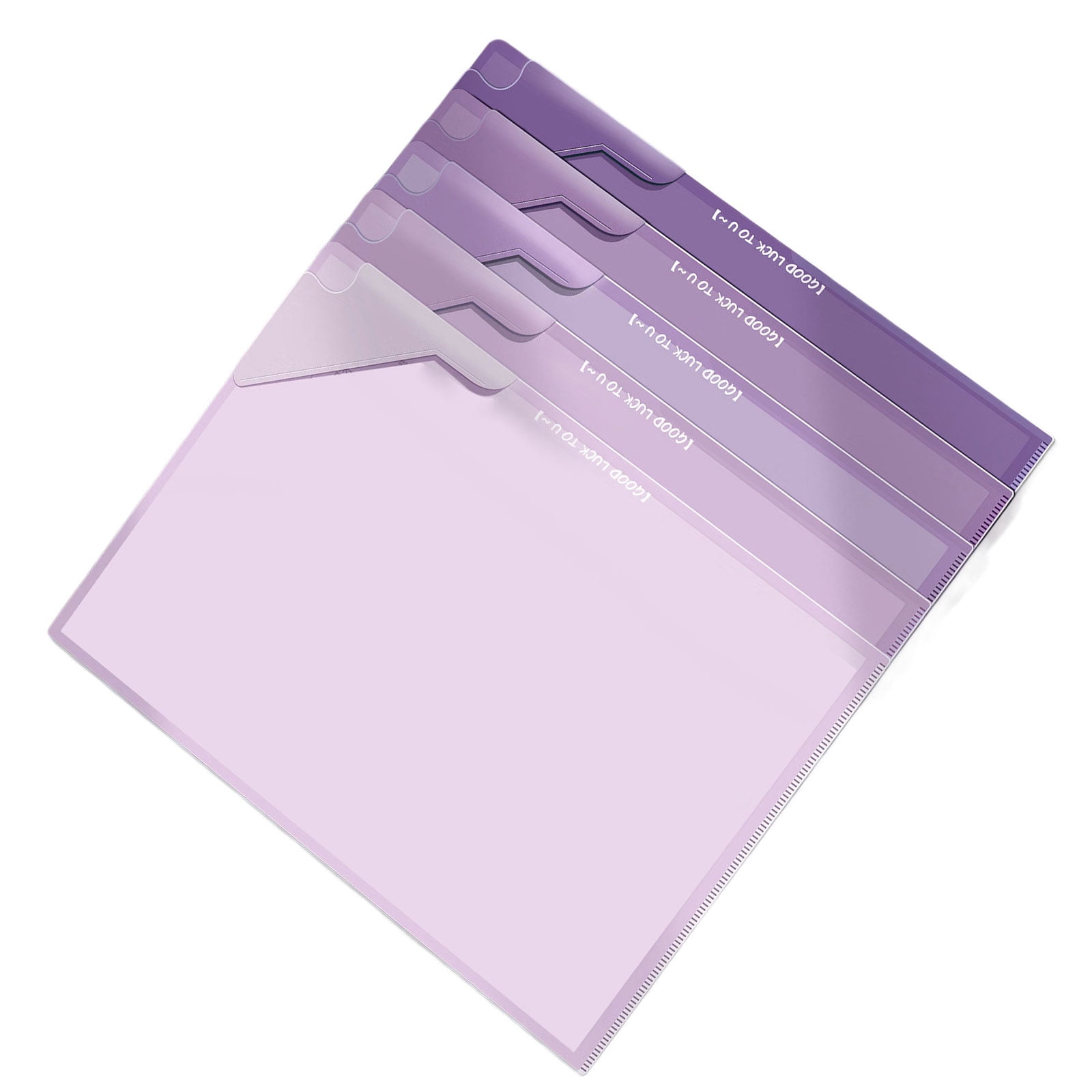 5Pcs Clear Views File Folder Document Files Carry Pouches Files ...