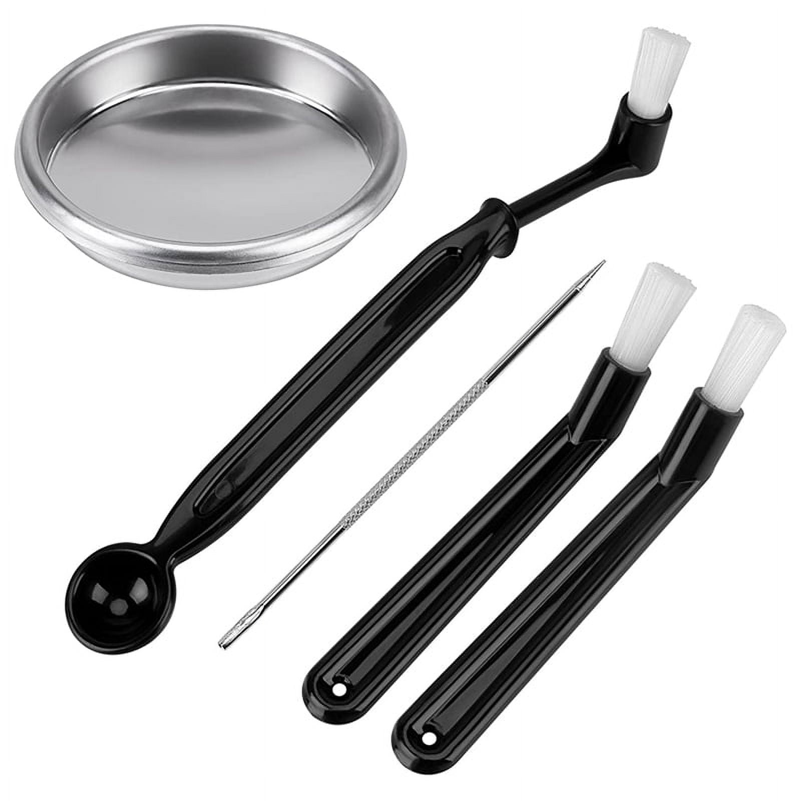 5Pcs Coffee Machine Brush with Spoon Coffee Grinder Brush Coffee ...