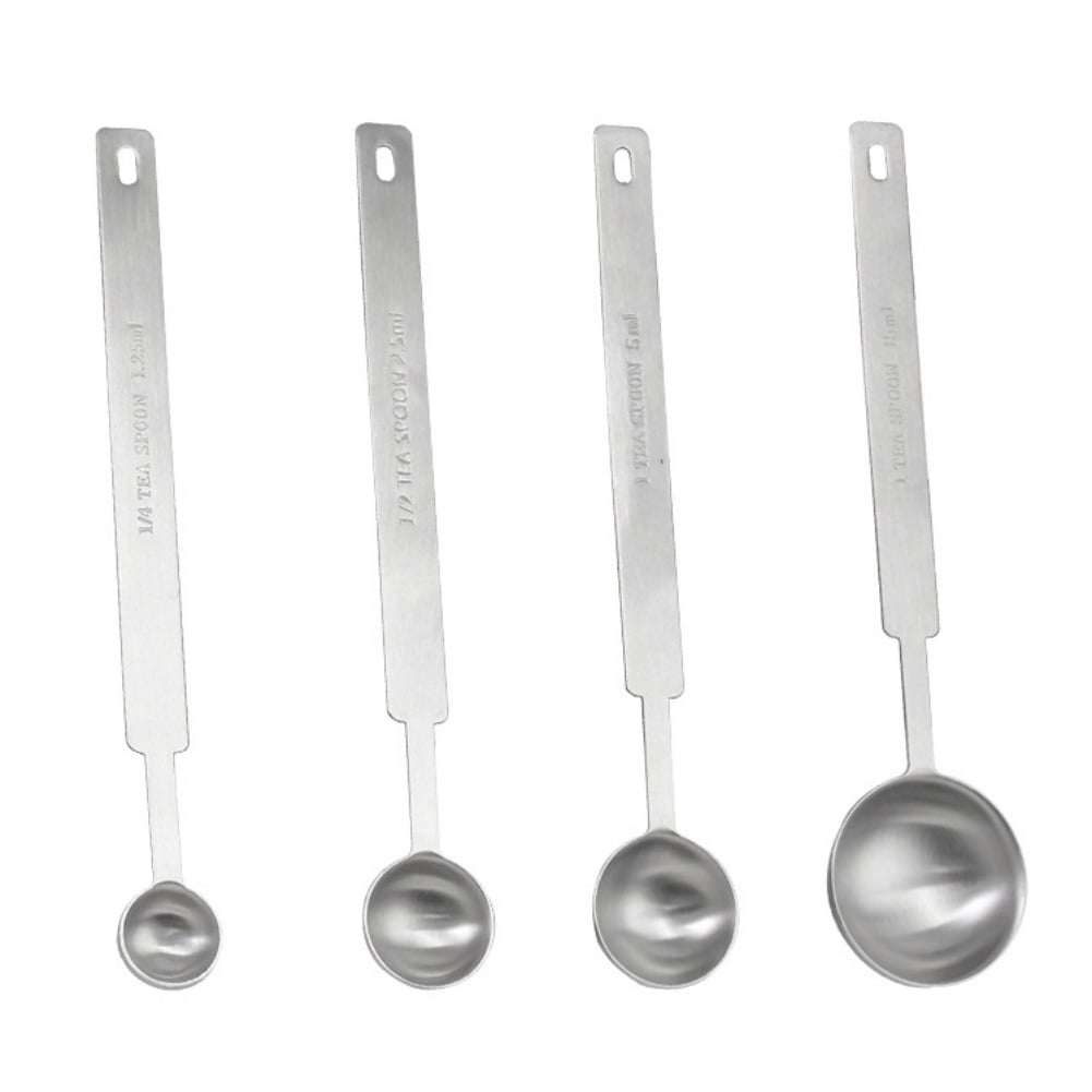 5Pcs Coffee Scoop Stainless Steel Measuring Coffee Spoon Set Long ...