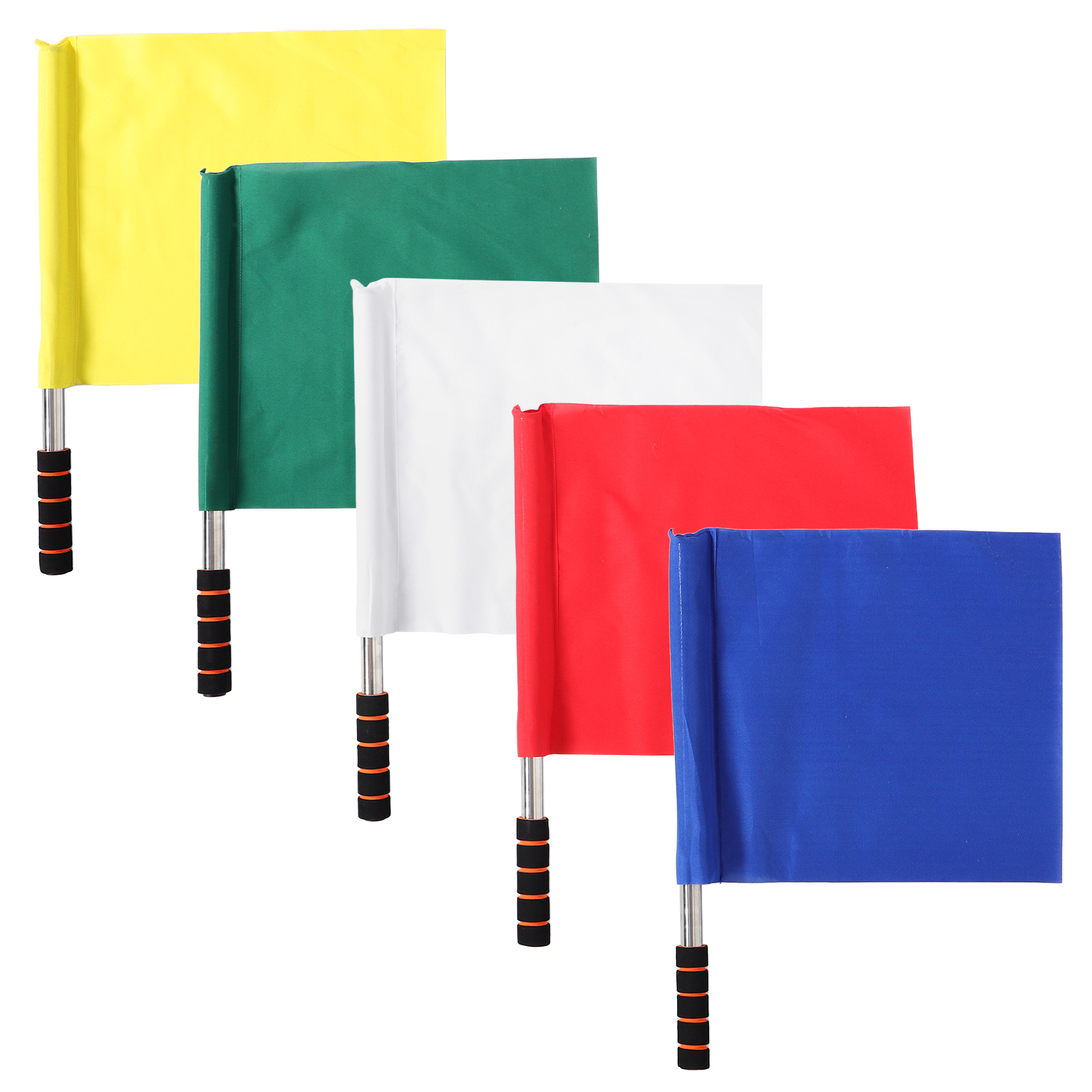 5Pcs Competition Signals Flags for Referees Set of Red Dark Green ...