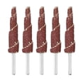 5Pcs Cone Shape Abrasive Sandpaper Deburring Sanding Polishing Flap ...