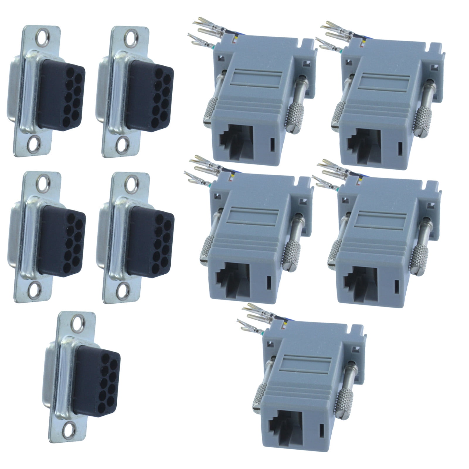 5Pcs Console Cable Adapter for Commercial Networking Equipment Access ...