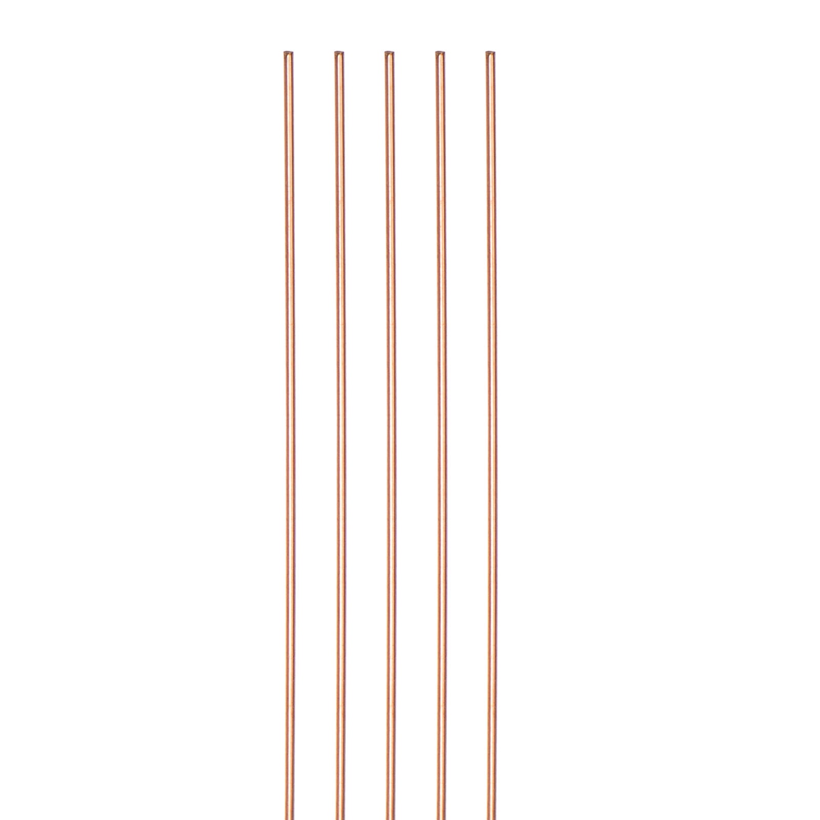 5Pcs Copper Brazing Rods 19"x1/25" Round Phosphorus Copper Filler ...