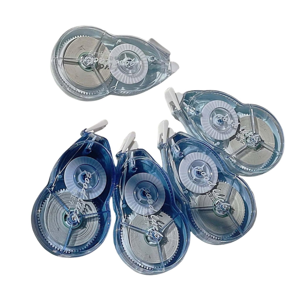 5Pcs Correction Tape Roller 20mX5mm White Out Tape Quick Drying ...