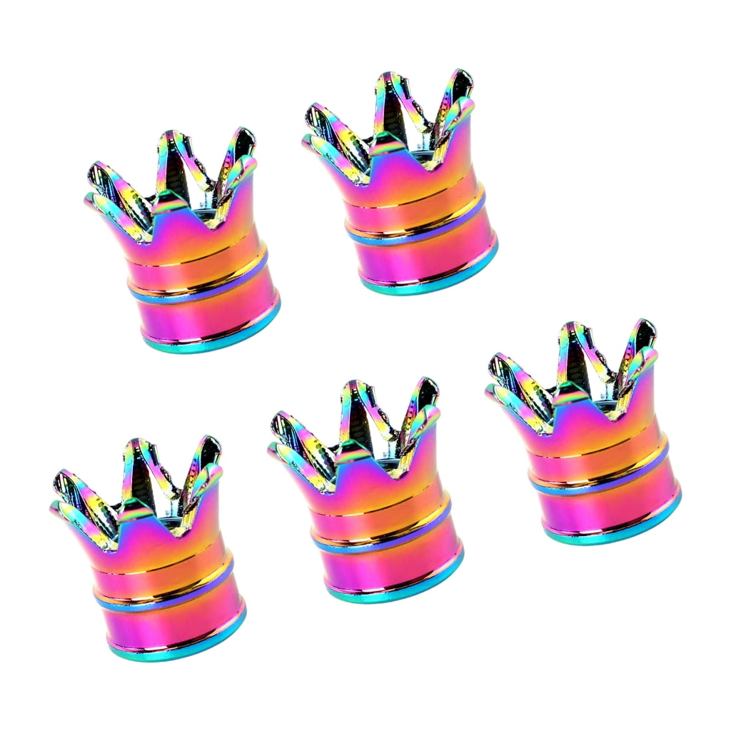 5Pcs Corrosions Resistant Bike Tire Valves Cap Aluminum Alloy Bike Valves Cap - Walmart.com