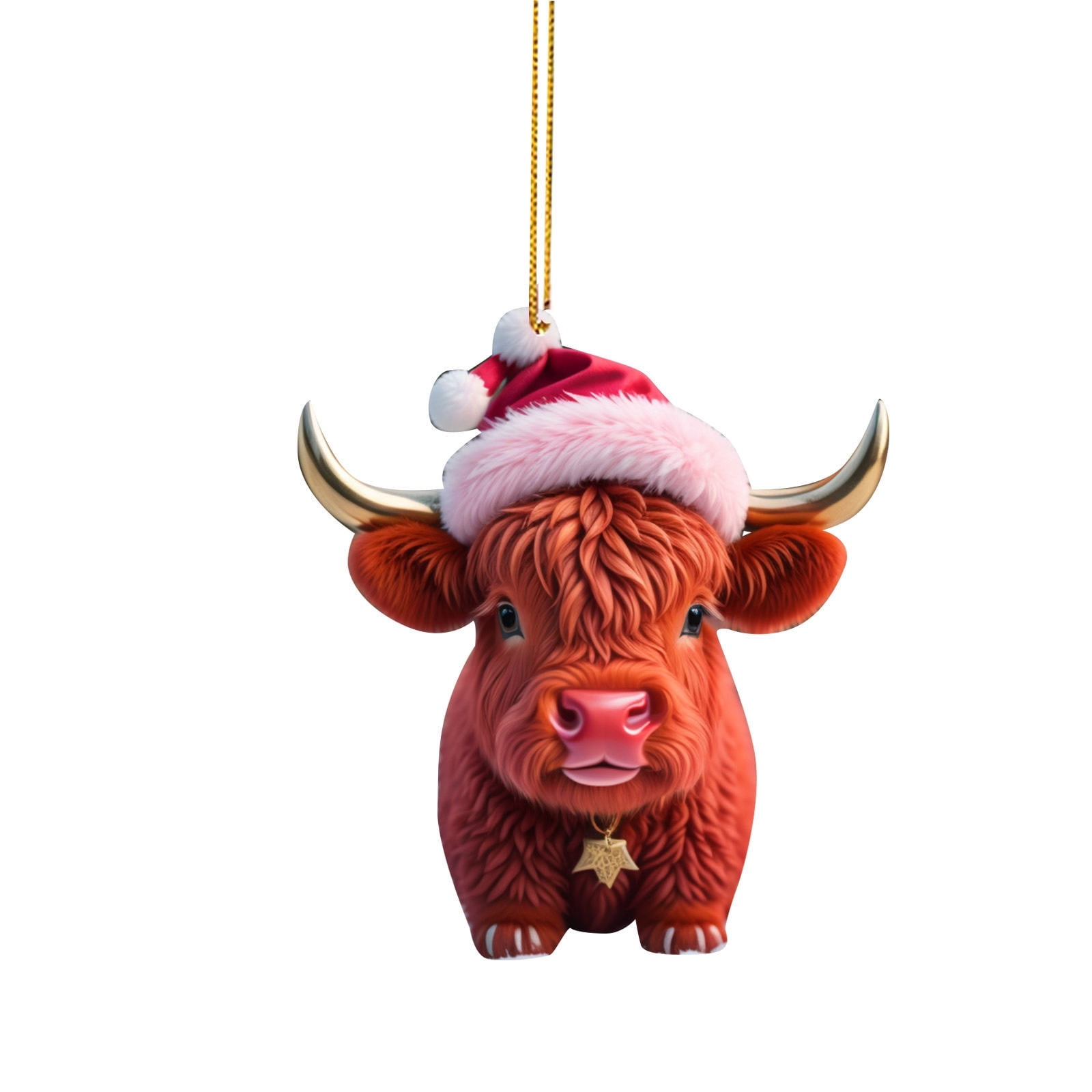 5Pcs Cow Moon Ornament under $5! Xqxayjr Cattle Moon Acrylic Ornament ...