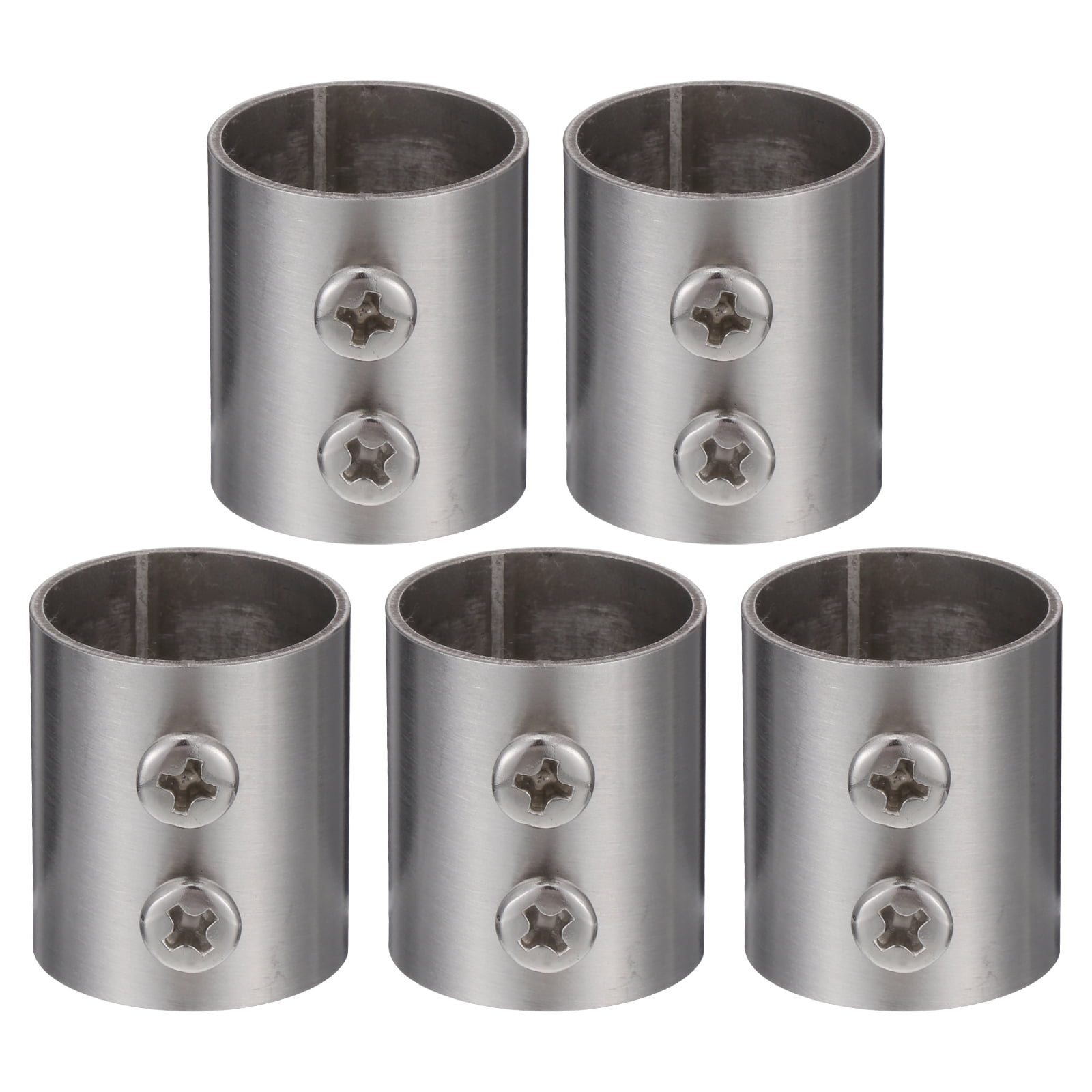 5Pcs Curtain Holder Wardrobe Pipe Rod Connector Clothes Rail Extension ...