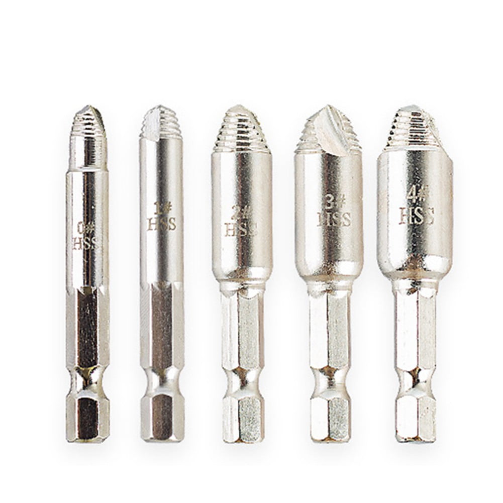 5Pcs Damaged Screw Extractor Set Stripped Screw Extractor Screw Bolt ...