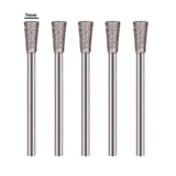 5Pcs Diamond Burr Grinding Engraving Bit Polishing Head Rotary Tool 2 ...