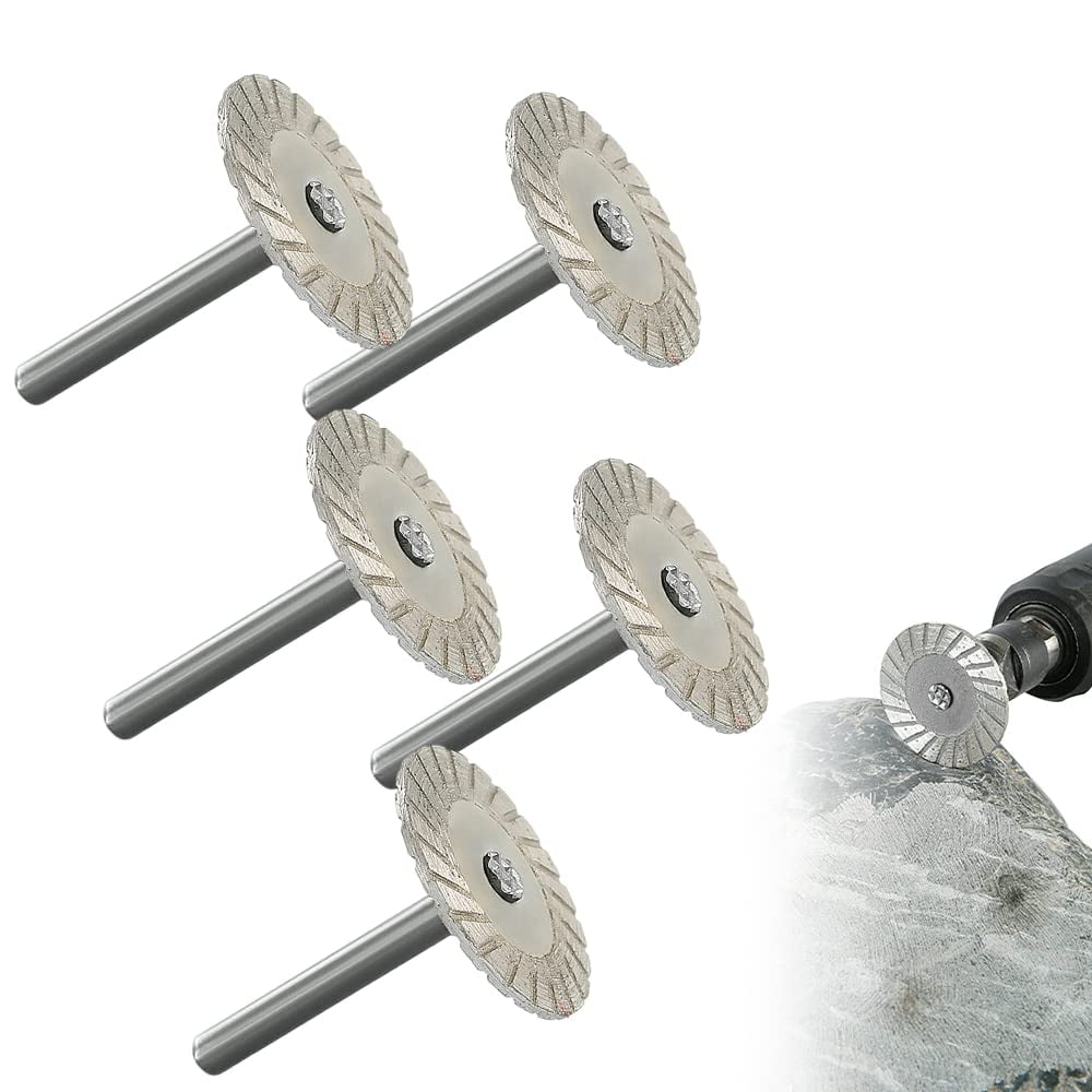 5Pcs Diamond Cutting Discs, 40mm for Granite, Marble, Ceramic, Tile ...