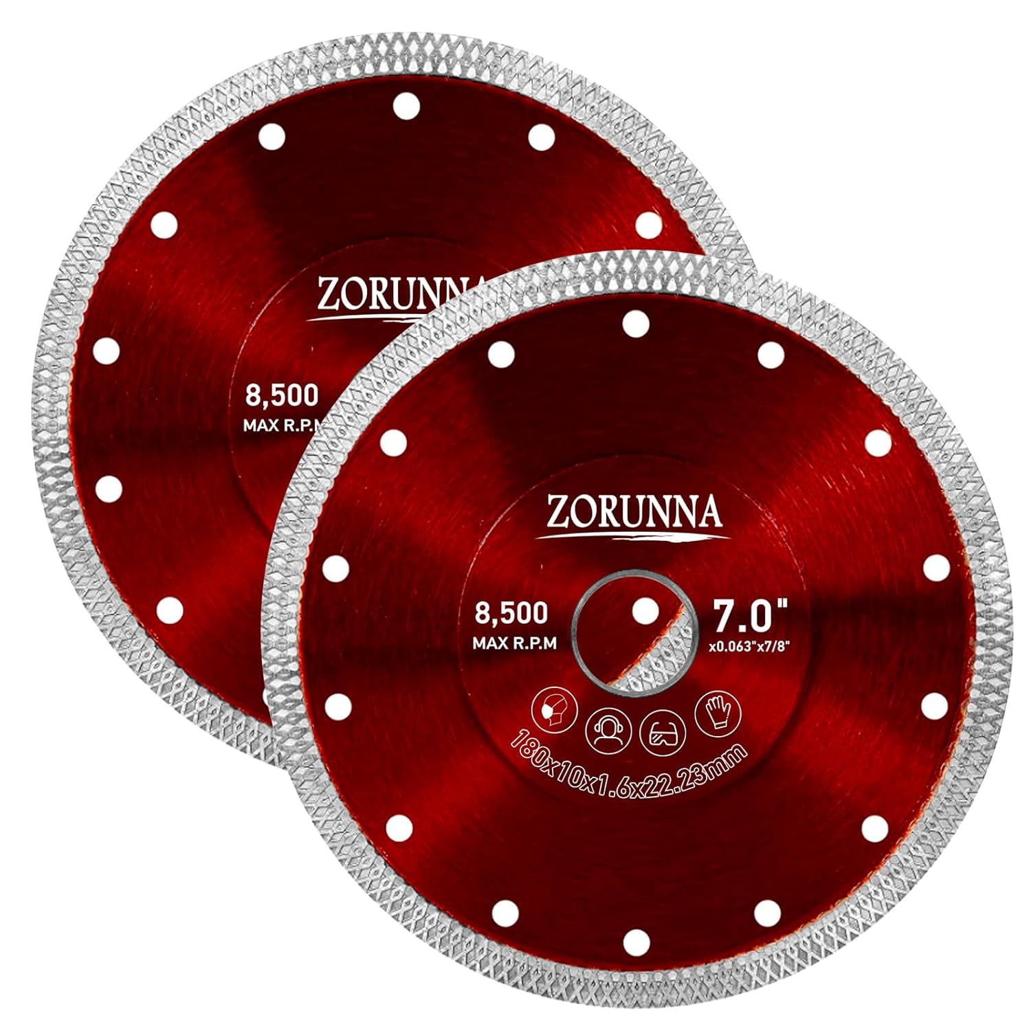 5Pcs Diamond Saw Blades, 4-1/2" Tile Grinder Cutting Blade for Angle ...