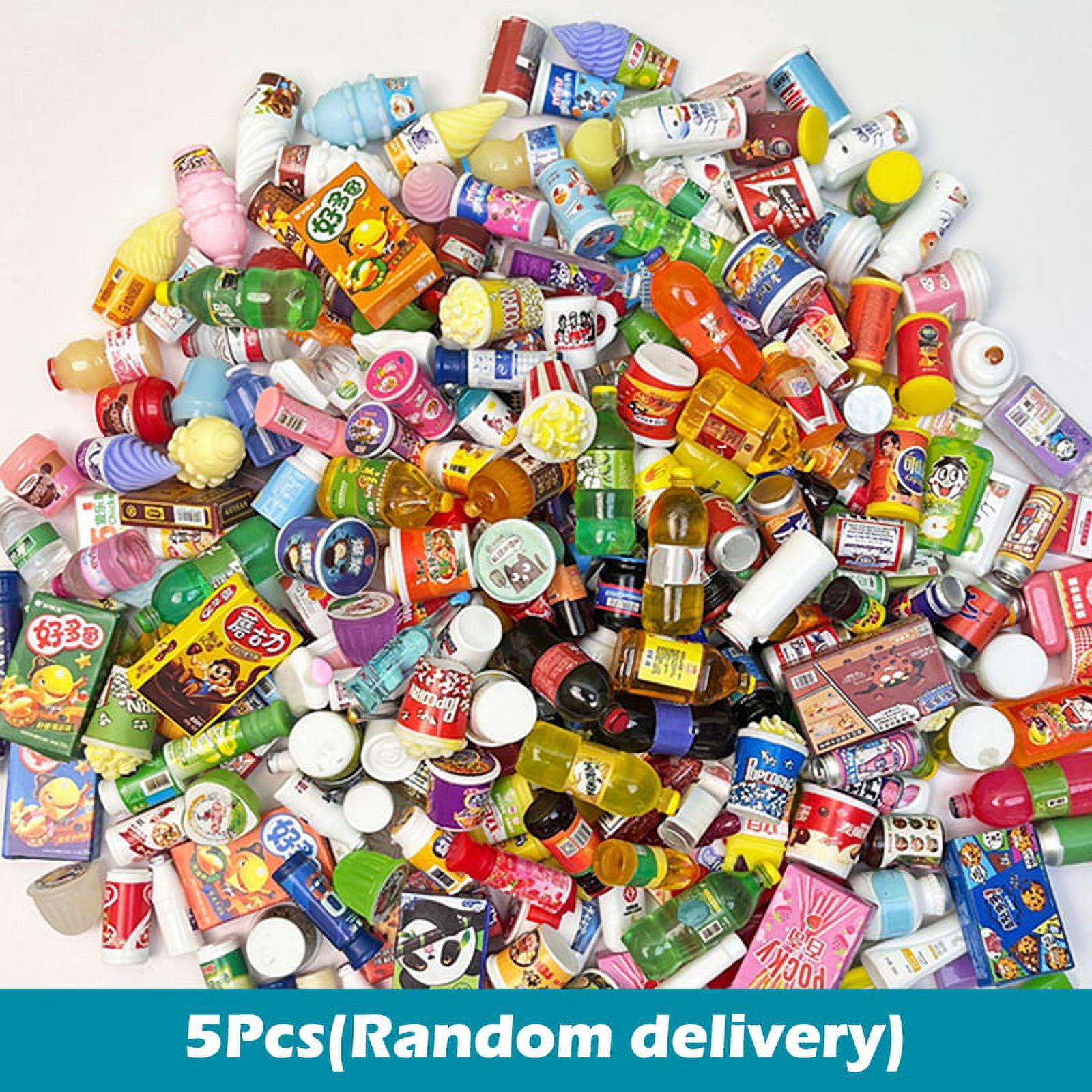 5Pcs Doll house decoration mini bottle model shooting scene props ...