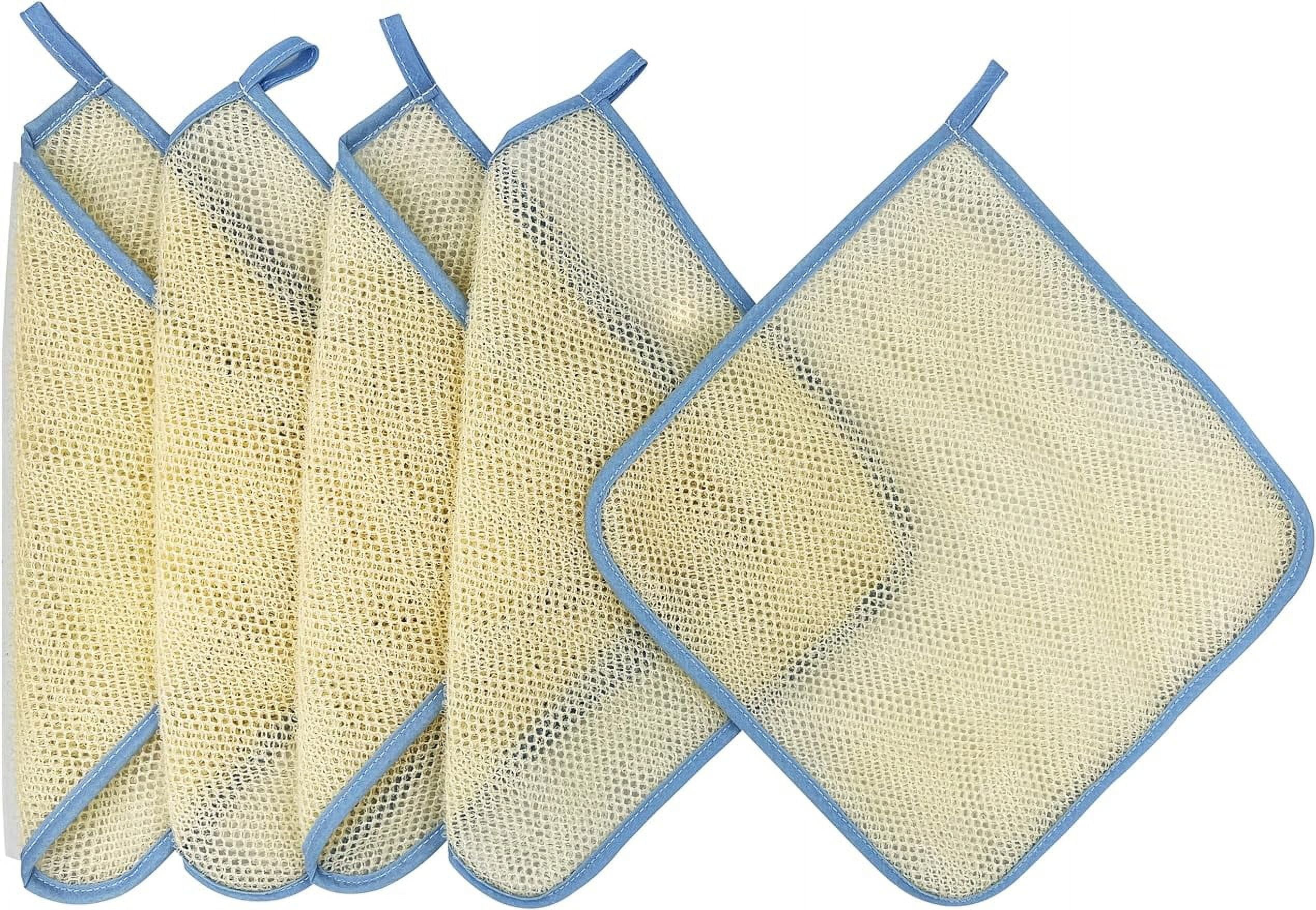 5Pcs Double Layer Home Spa Bath Shower Exfoliate Exfoliating Massage ...