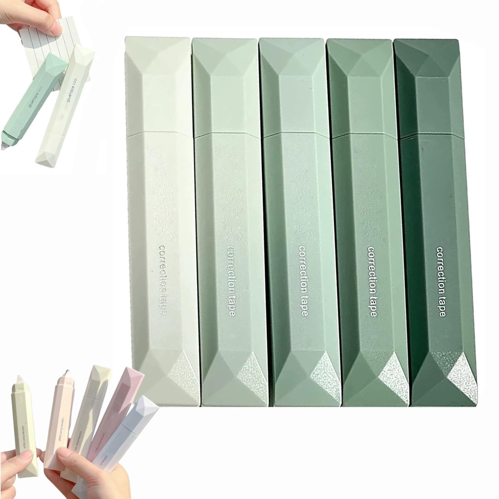 5Pcs Double Sided Tape Pens for Wrapping, Double Sided Gift Wrapping ...