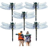 5Pcs Dragonfly Clip Bug Repellent 4.33x4.72 Realistic PVC Simulated ...
