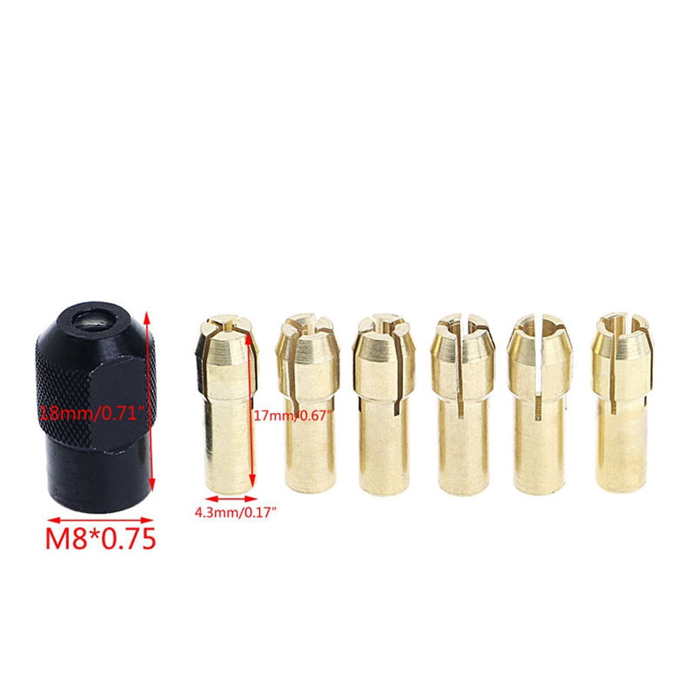 5Pcs Drill Chuck Accessories Rotary Tools Chuck Nut Power Tool ...