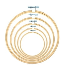 Craft County Wooden Embroidery Hoops - High Quality Needlepoint Tool ...