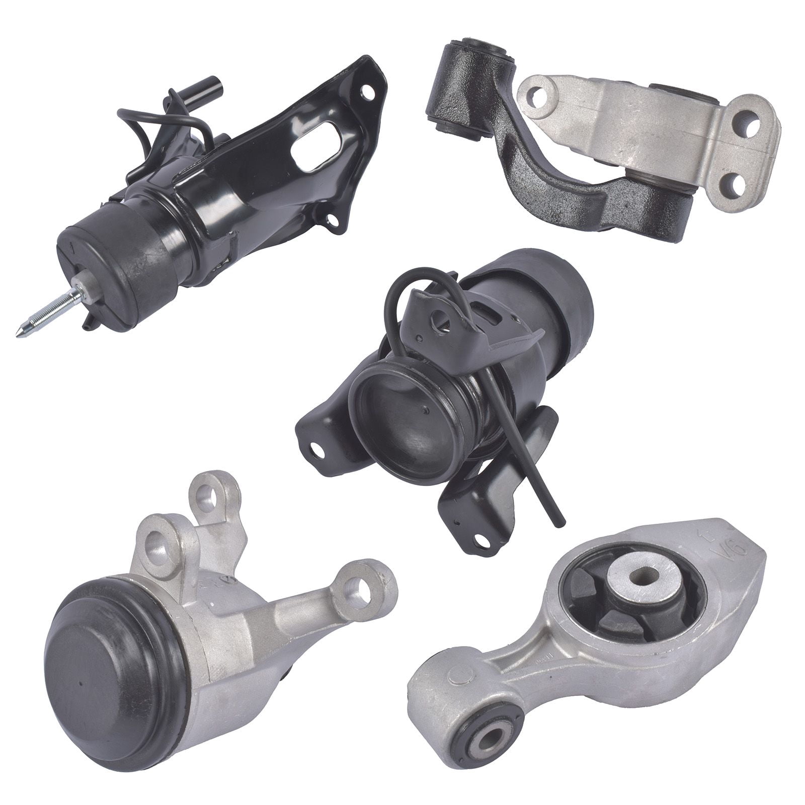 5Pcs Engine & Torque Strut Mount Kit for Infiniti JX35 QX60 Nissan ...