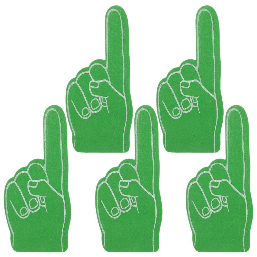 5Pcs Events Games Foam Finger Hand Cheerleading Finger Prop EVA Foam ...