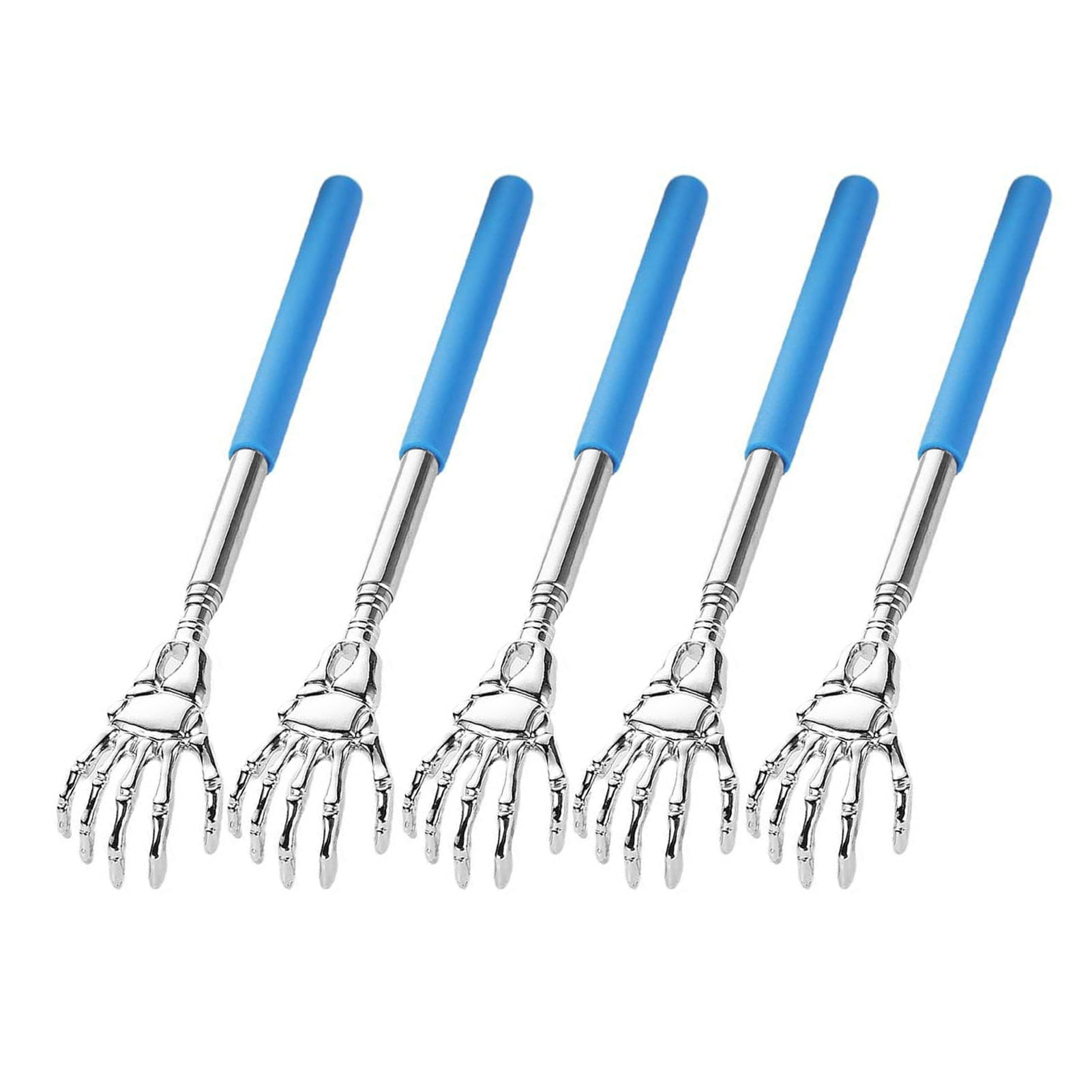 5Pcs Extendable Back Scratcher Heavy Duty Stainless Steel Portable Hard ...