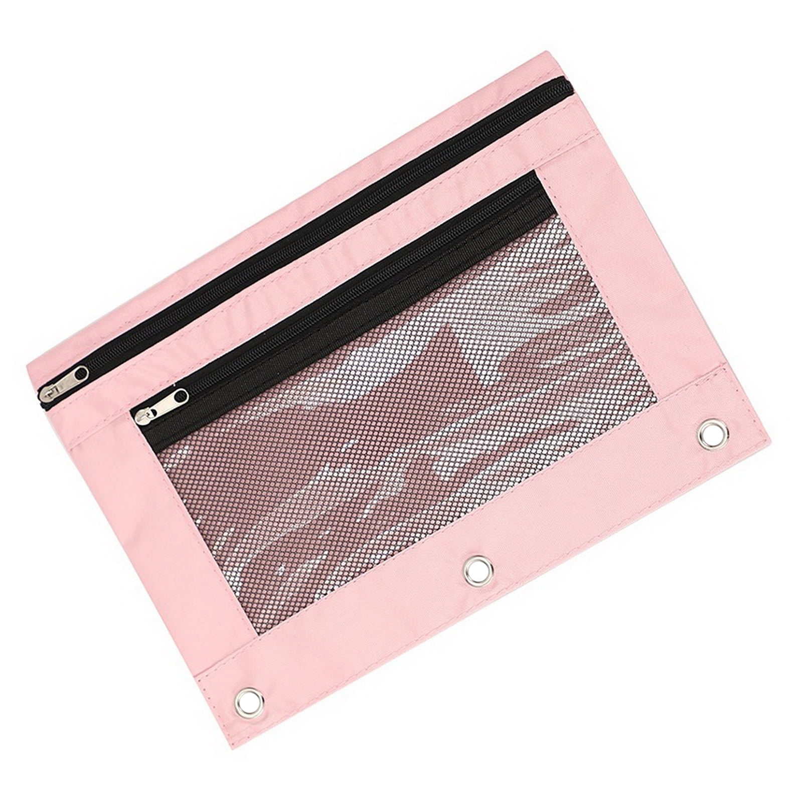 5Pcs File Holder Oxford Cloth Pencil Pouch 3 Ring Binders Ample Storage ...