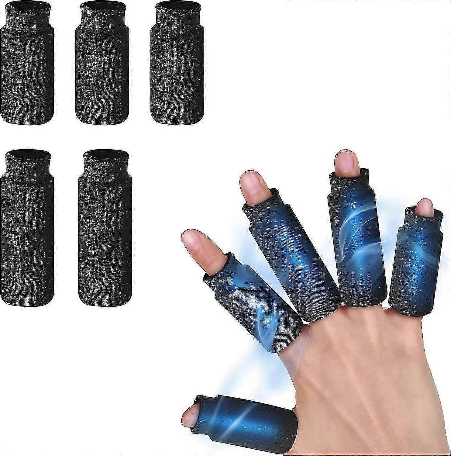 5Pcs Finger Ice Sleeves Ice Packs for Fingers, Thumbs & Toes Hot Cold ...