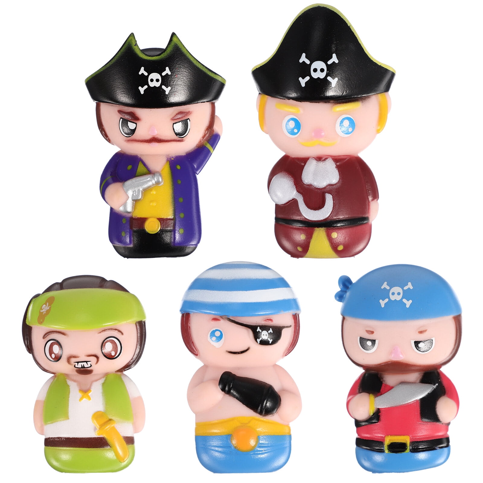 5Pcs Finger Puppets Cartoon Finger Puppets Pirate Design Finger Puppets ...