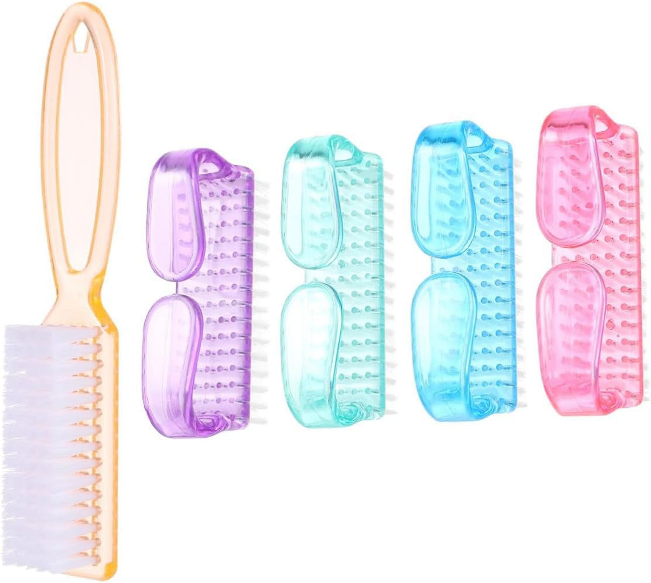 5Pcs Fingernail Cleaning Brushes grip Manicure tools brush Handle Grip ...