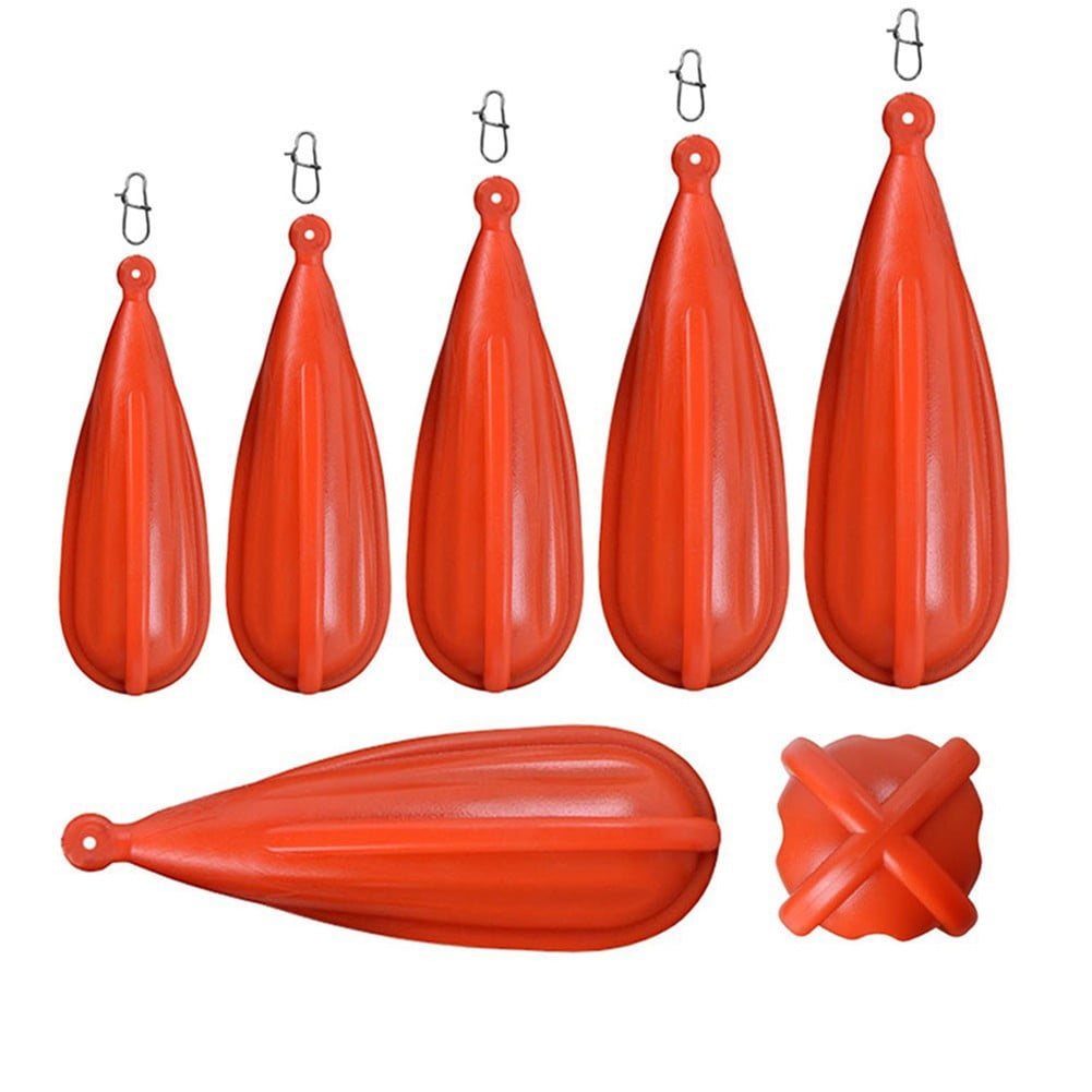 5Pcs Fishing Casting Baitcast Rubber Practice For Improving Cast Skill ...