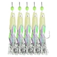 5Pcs Fishing Rig, Fishing Lures Baits Rig Fish Skin Sea Rig, Glows ...