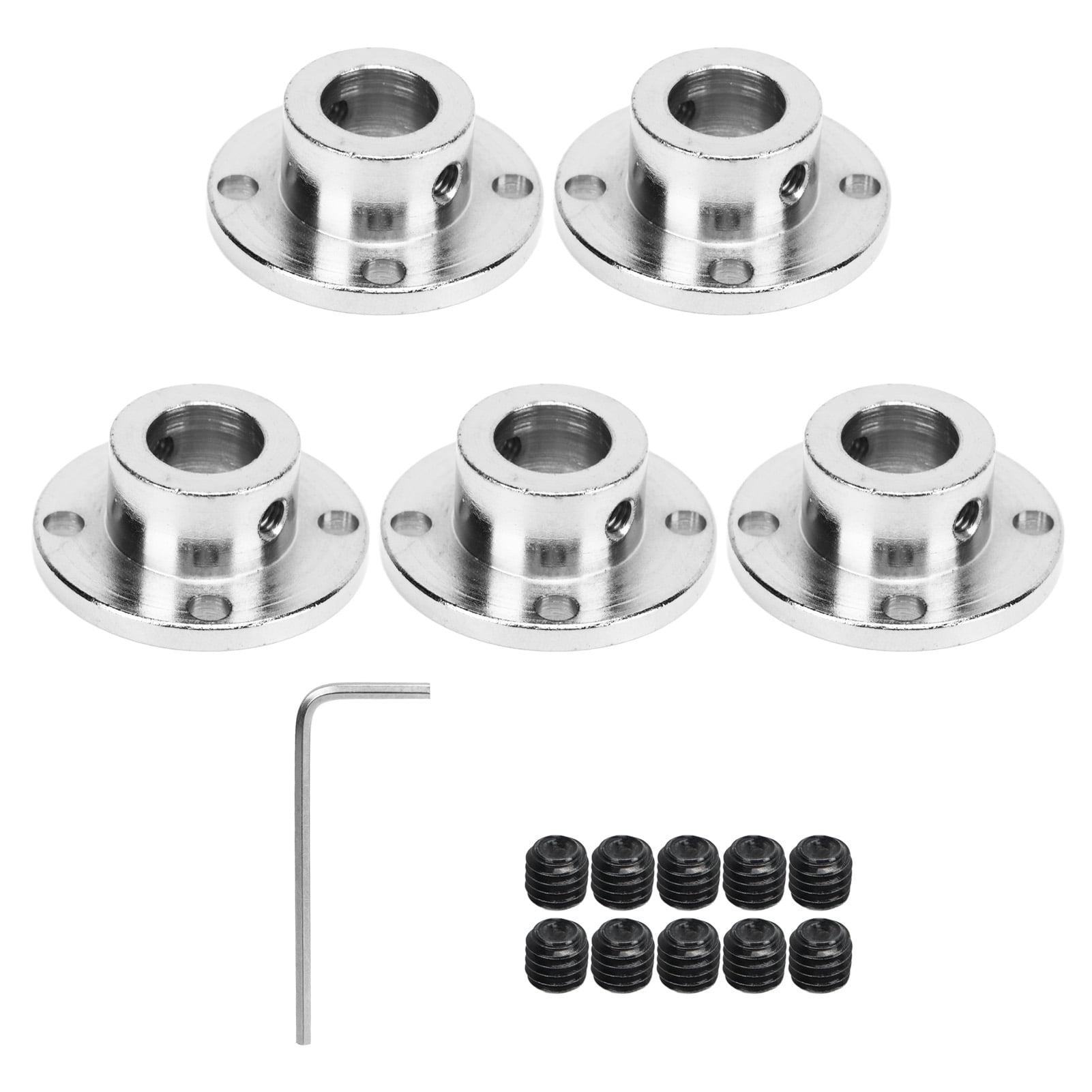 5Pcs Flange Coupling Connector Rigid Guide Model Coupler Accessory DIY ...