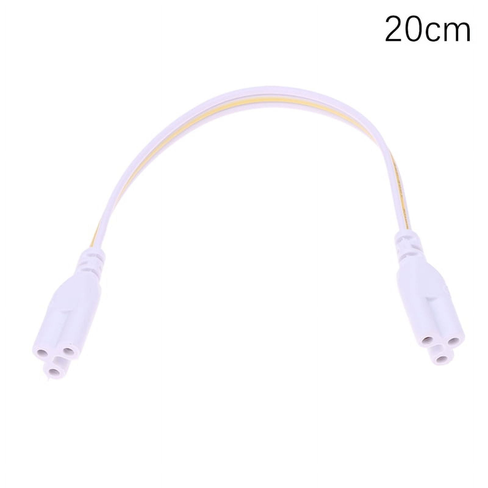 5Pcs Flexiable Double End 3Pin LED Tube Connector Cable Wire T4 T5 T8 ...
