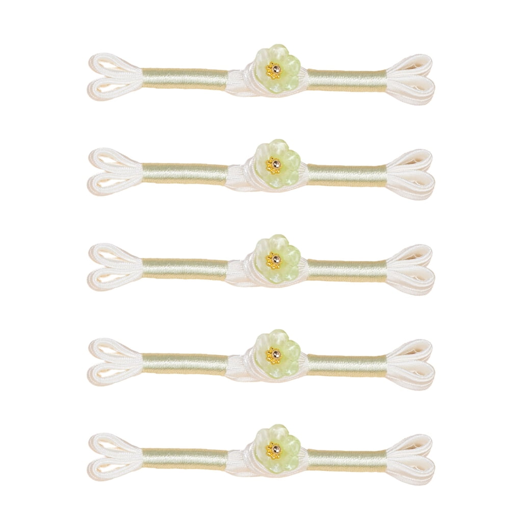 5Pcs Flower Chinese Knot Button Cheongsam Knot Buttons Sewing Fasteners ...