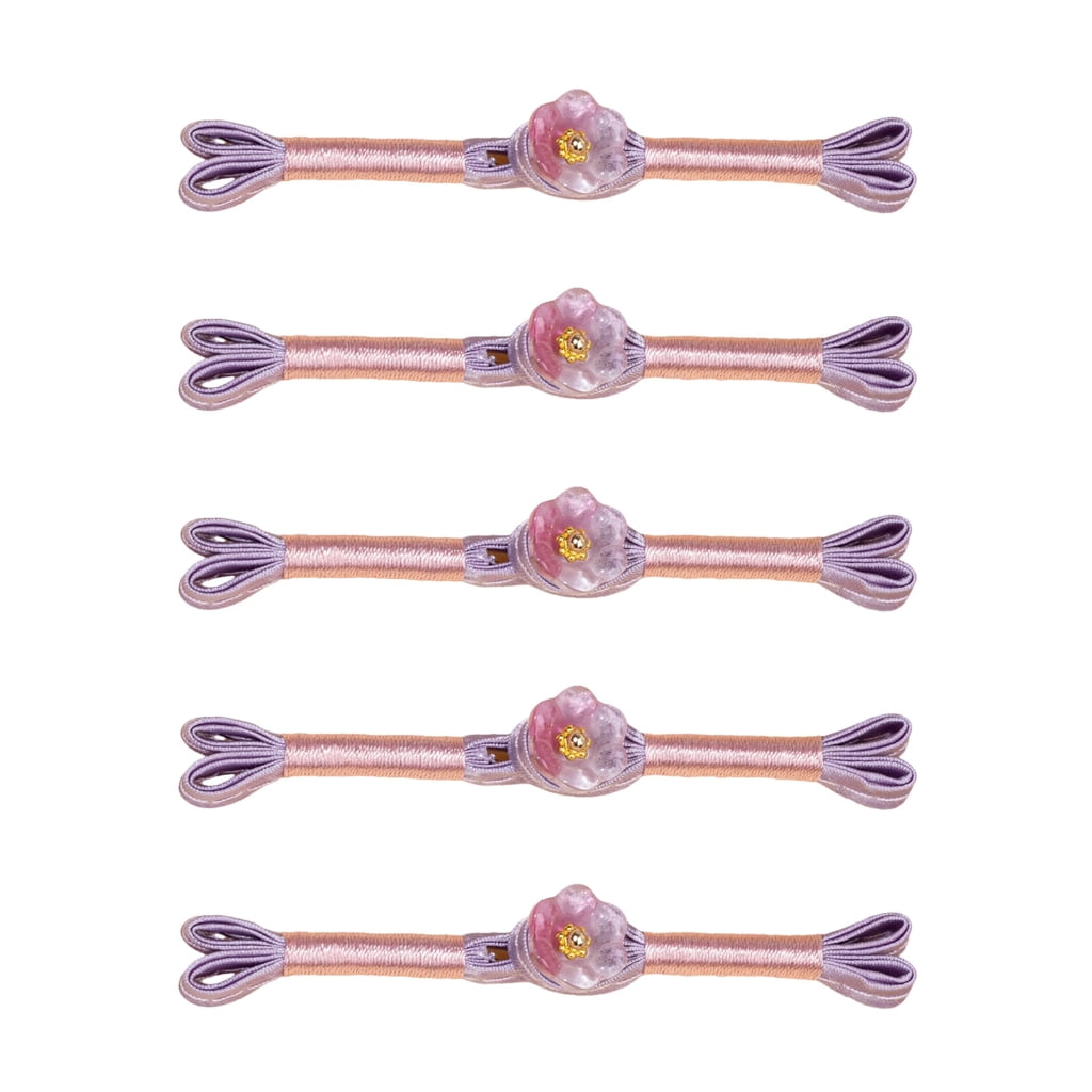 5Pcs Flower Chinese Knot Button Cheongsam Knot Buttons Sewing Fasteners ...
