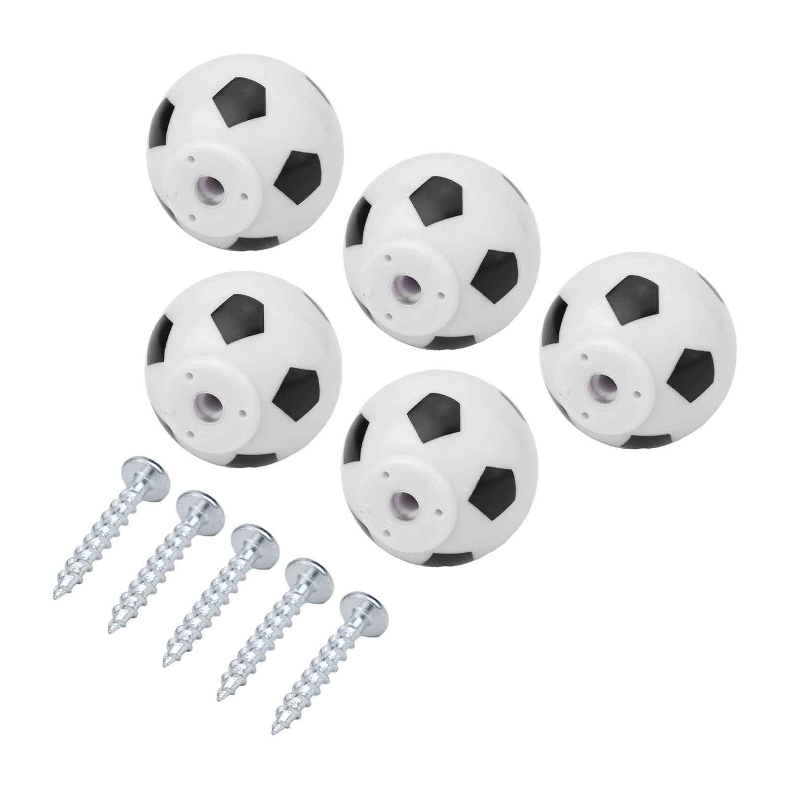 5pcs Football Handle Knobs ABS Childrens Room Decor Knobs For Dresser ...