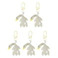 5Pcs Funny Roast Duck Keychain Glowing Duck Keyring Key Holder Glowing ...