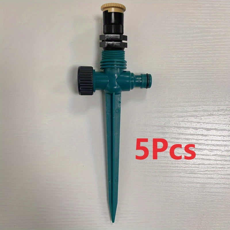 5Pcs Garden Sprinkler 360° Rotation Irrigation Watering System ...