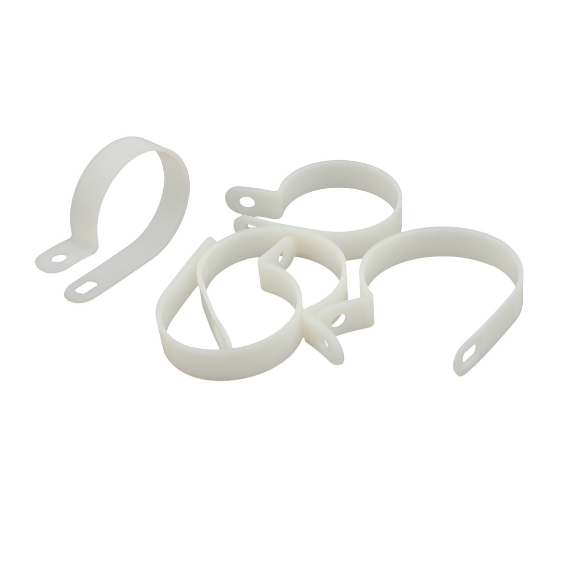 5Pcs Gary White Nylon R-Type Cable Clamp for 35mm Dia Wire Hose Tube ...