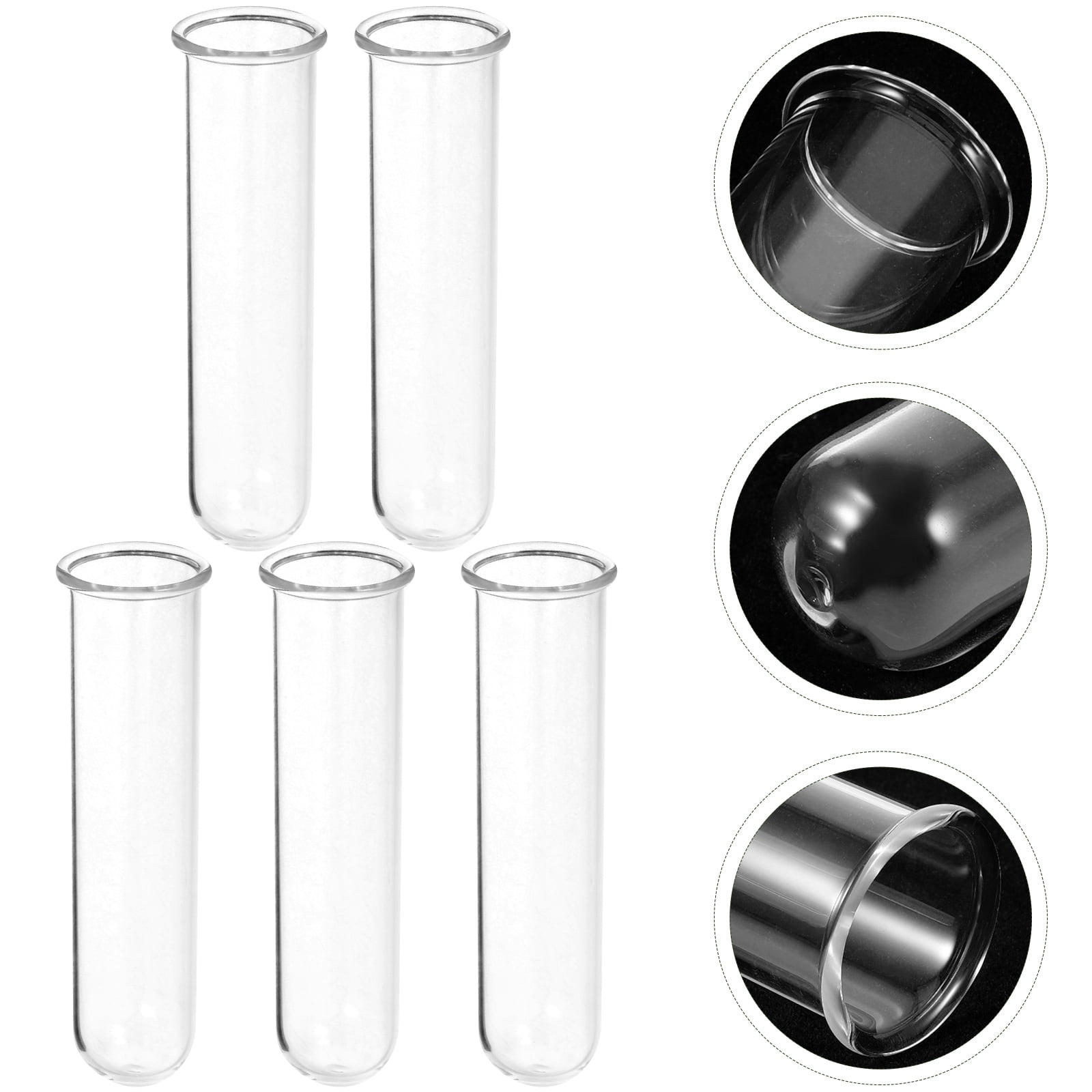 5Pcs Glass Test Tube Propagation Planter Clear Propagation Tube Plant ...