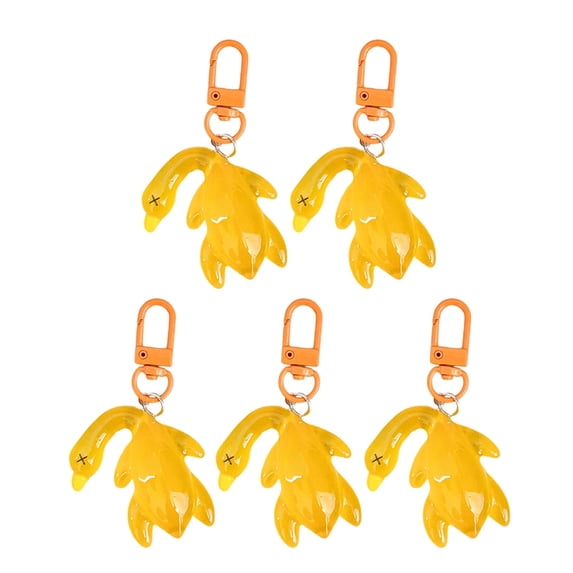 5Pcs Glowing Roasted Keychain Holder Glowing Keyring for Holder Bag ...