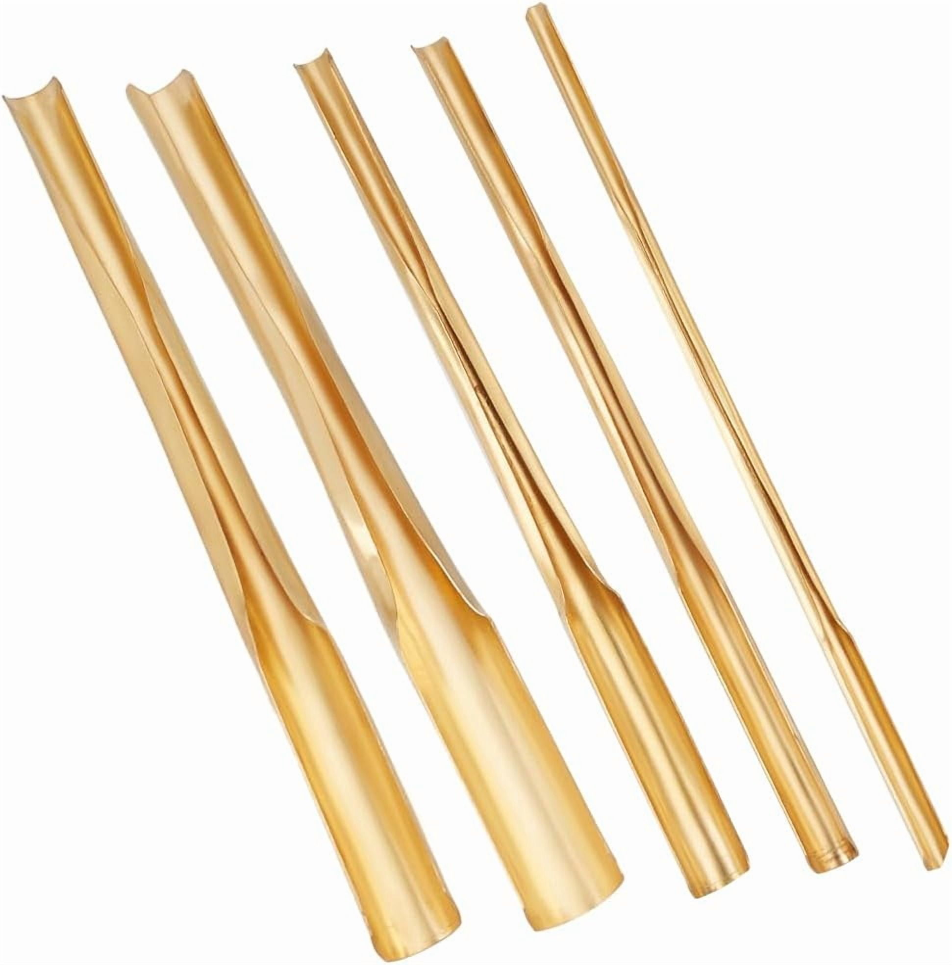 5Pcs Golden Brass Clay Hole Cutter Pottery Ceramic Punch Tool Ceramic ...
