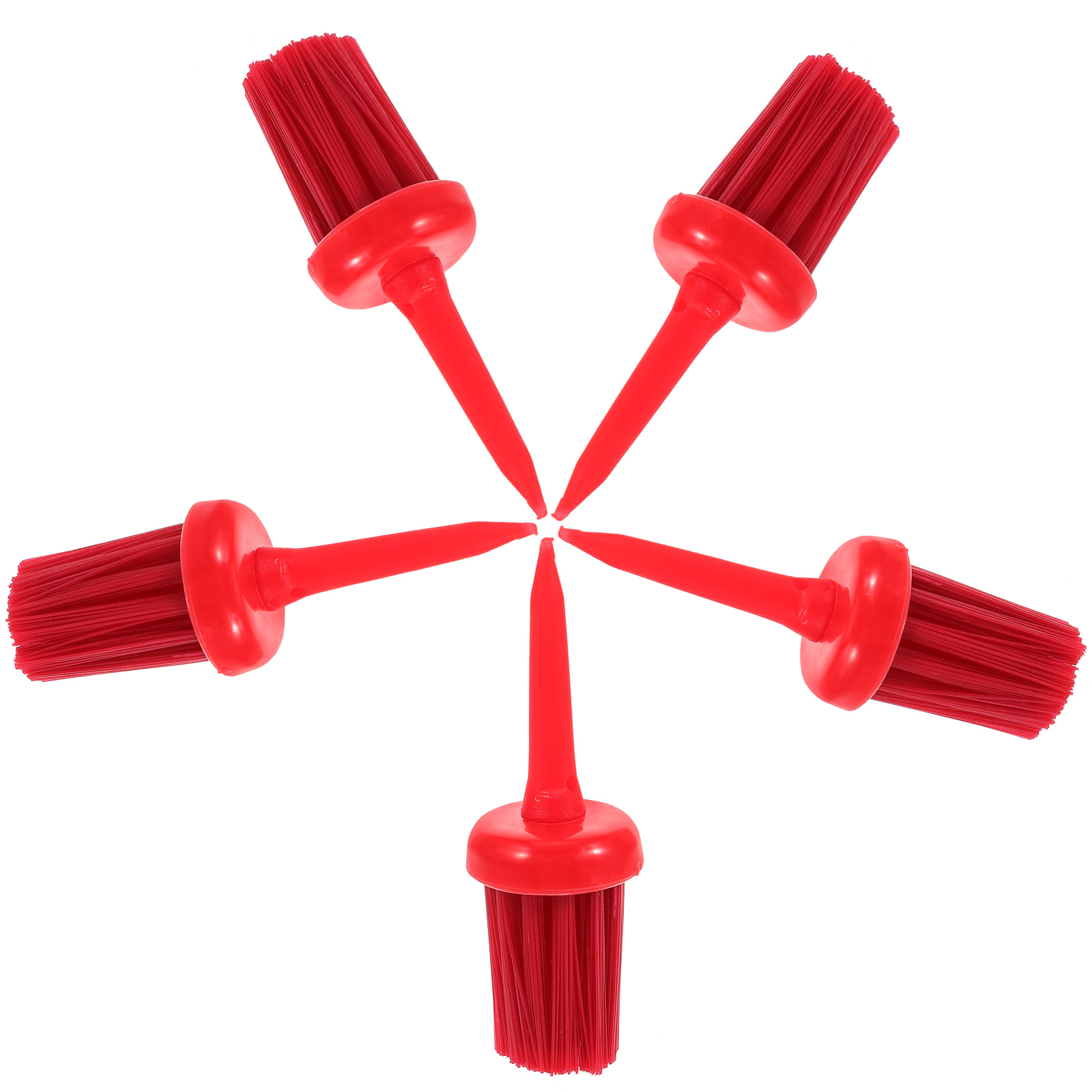 5Pcs Golf Tees Plastic Multi-functional Golf Ball Brush Golf Bases ...