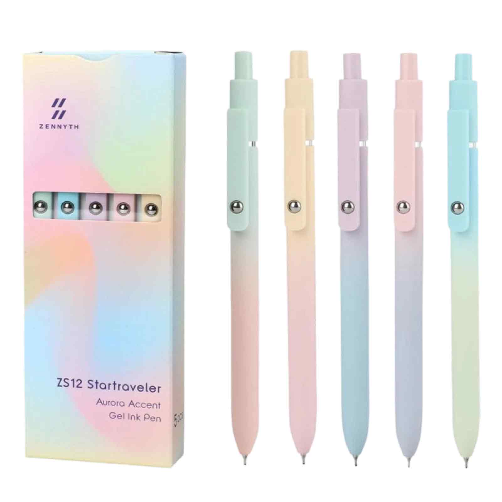 5Pcs Gradient Press Neutral Pen - Walmart.com