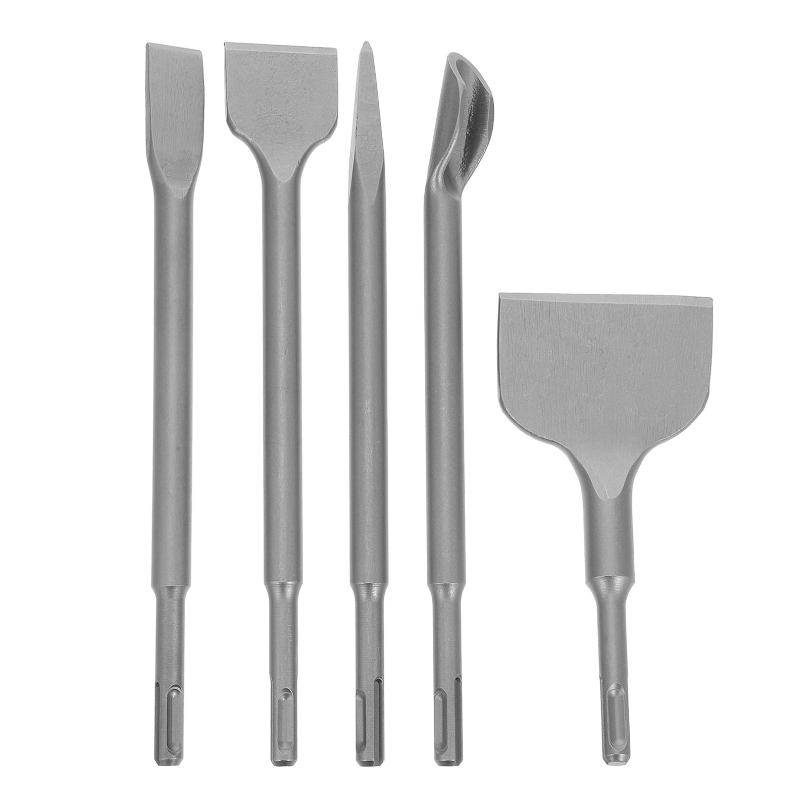 5Pcs Hammer Chisel Set Including Tile Wide Flat Point and U Shaped ...